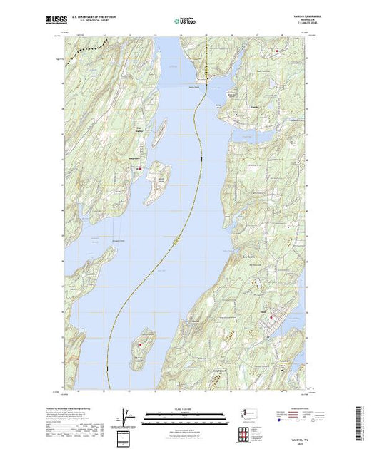 US Topo 7.5-minute map for Vaughn WA – American Map Store
