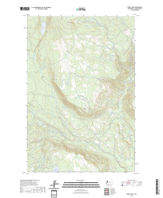 US Topo 7.5-minute map for Windy Point WA – American Map Store