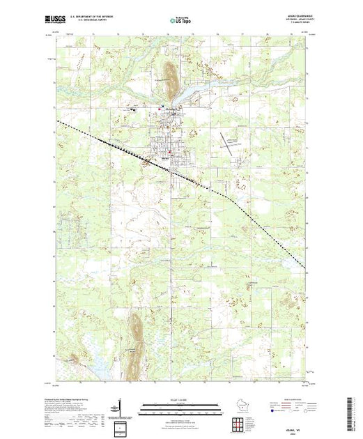 Wisconsin USGS Topo Map – American Map Store