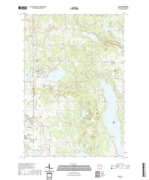 US Topo 7.5-minute map for Luck WI – American Map Store