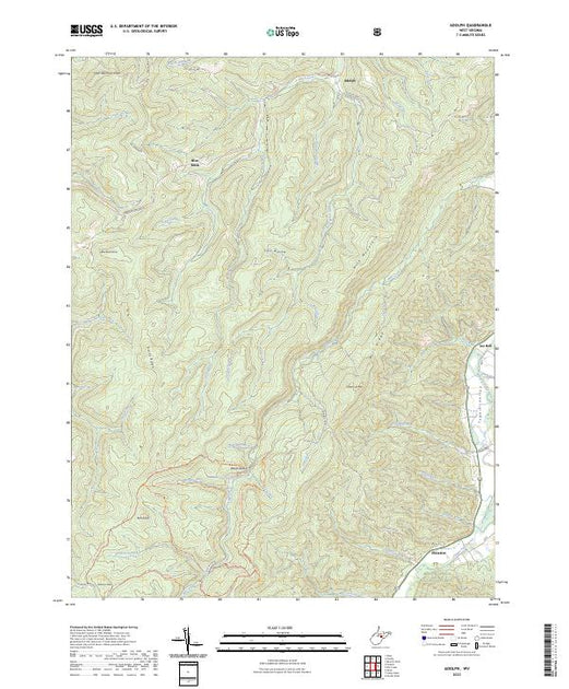 West Virginia USGS Topographic Maps – American Map Store
