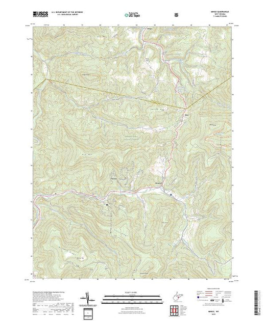 US Topo 7.5-minute map for Mingo WV – American Map Store