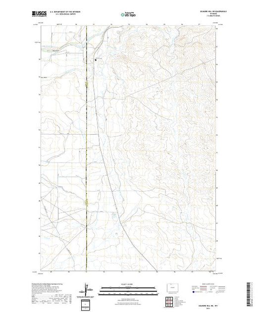 USGS US Topo 7.5-minute map for Gilmore Hill NE WY 2021 – American Map ...