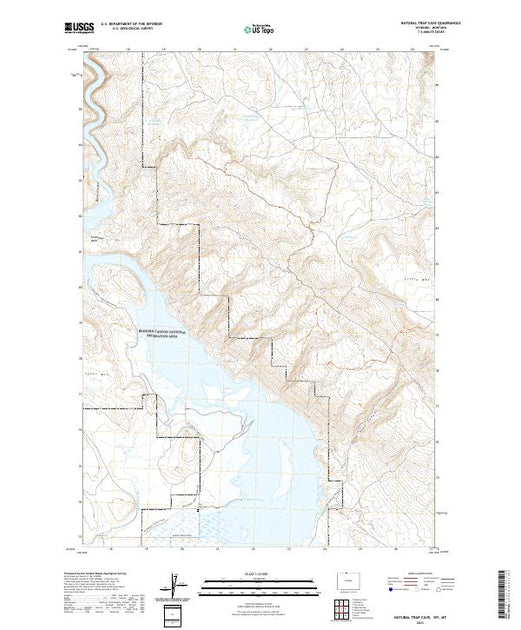 USGS US Topo 7.5-minute map for Natural Trap Cave WYMT 2021 – American ...