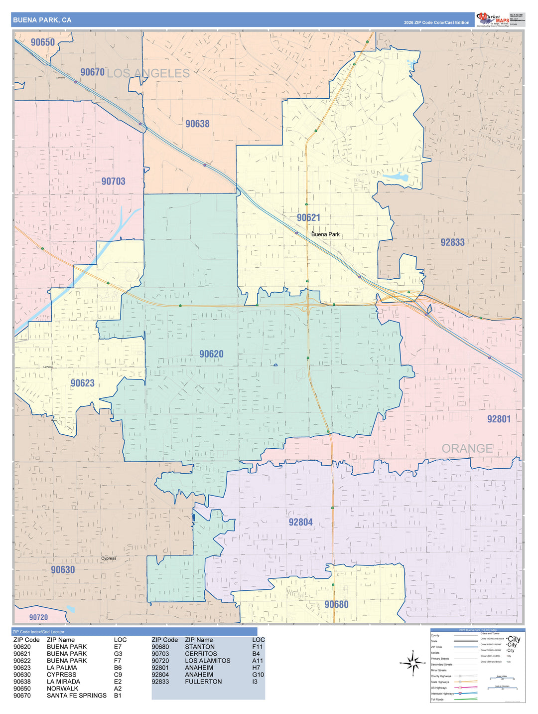 Buena Park Ca Zip Code