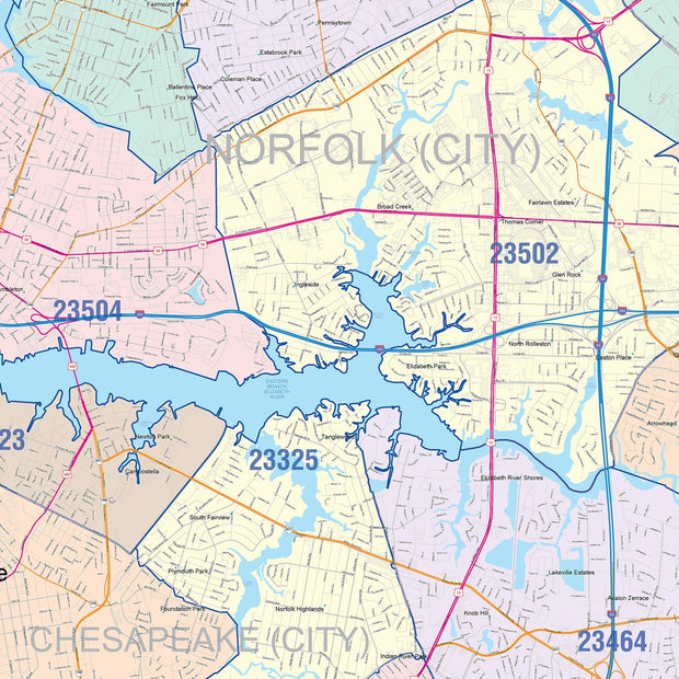 Zip Code For Norfolk Virginia
