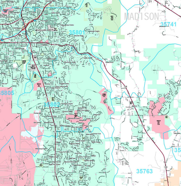 Huntsville Texas Zip Code Map