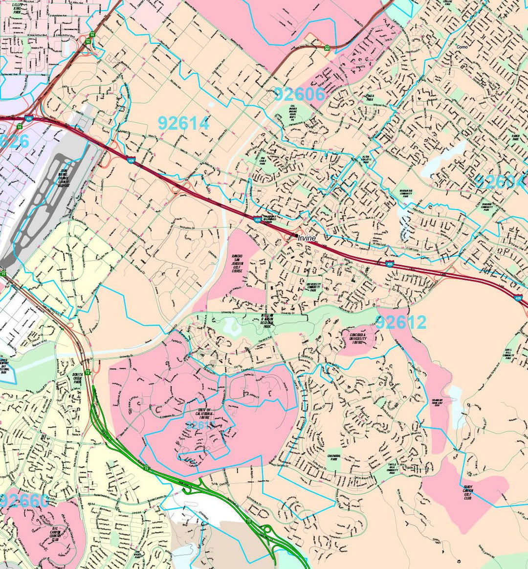 Map Of Irvine California