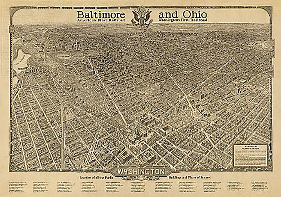 Washington DC 1923 – American Map Store