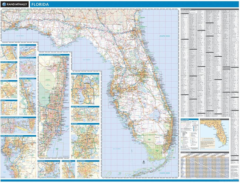 Florida – Tagged "Florida: Wall Maps"– American Map Store