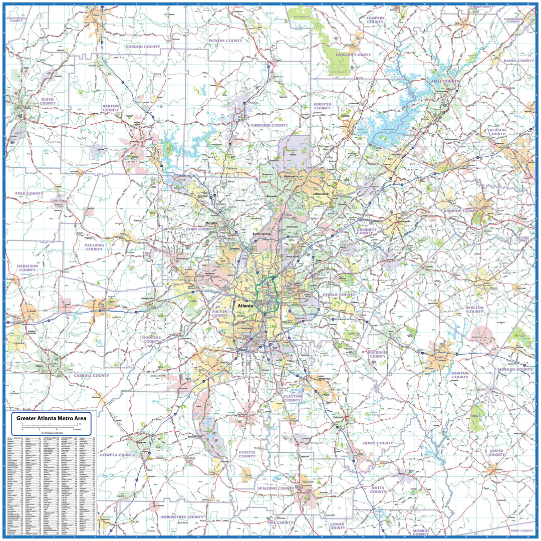 Greater Atlanta Street Mapbook