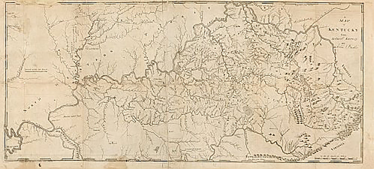 Kentucky Historical Maps – American Map Store