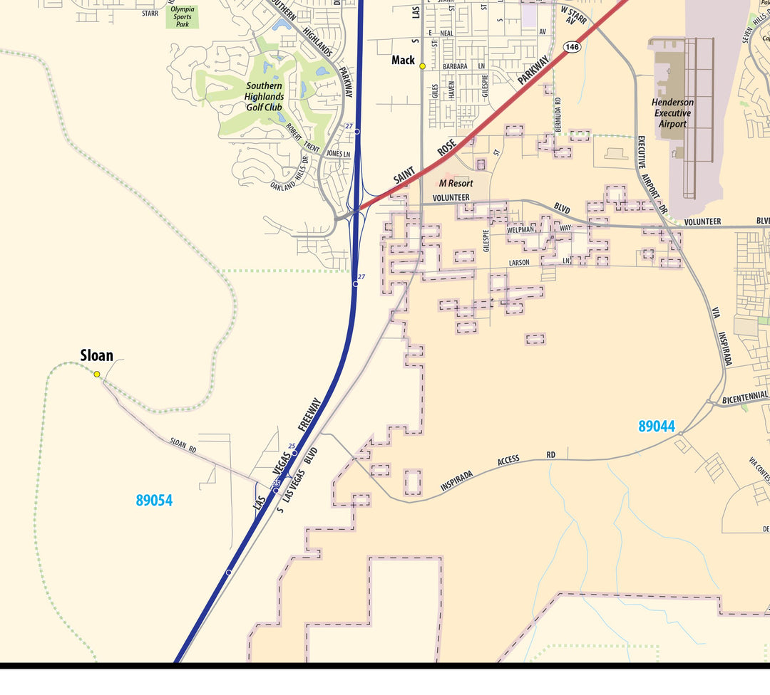 Southern Highlands Las Vegas Map