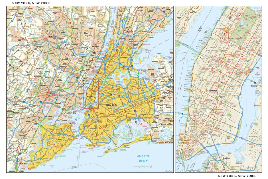 New York City – American Map Store