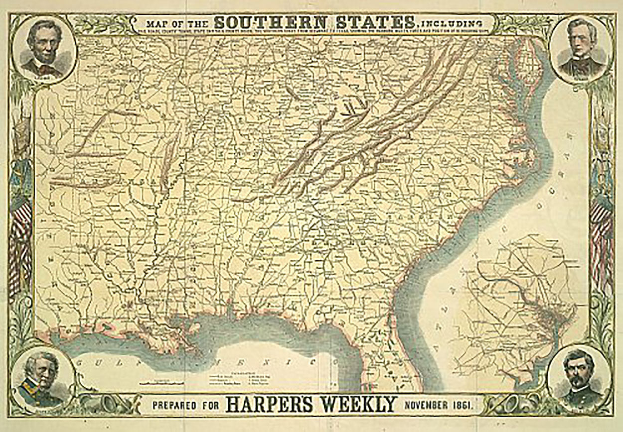 United States Civil War Southern States