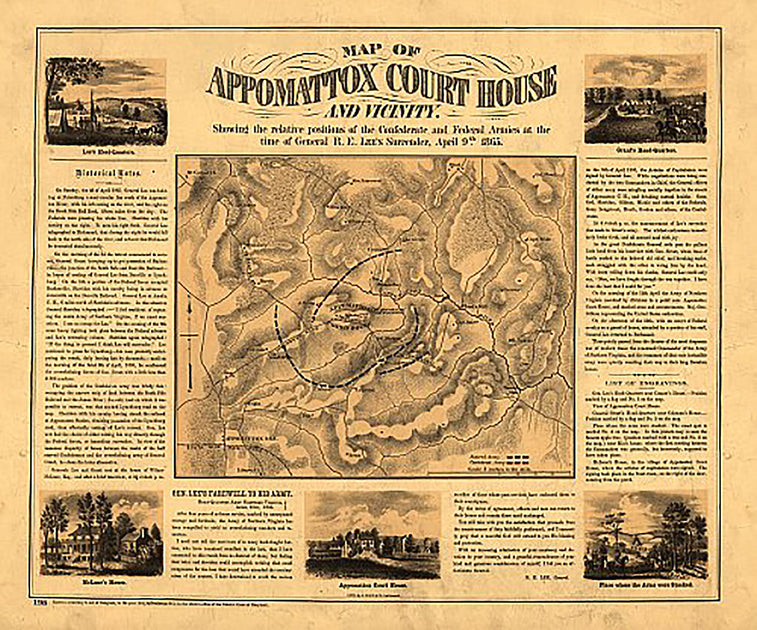 Civil War Appomattox – American Map Store